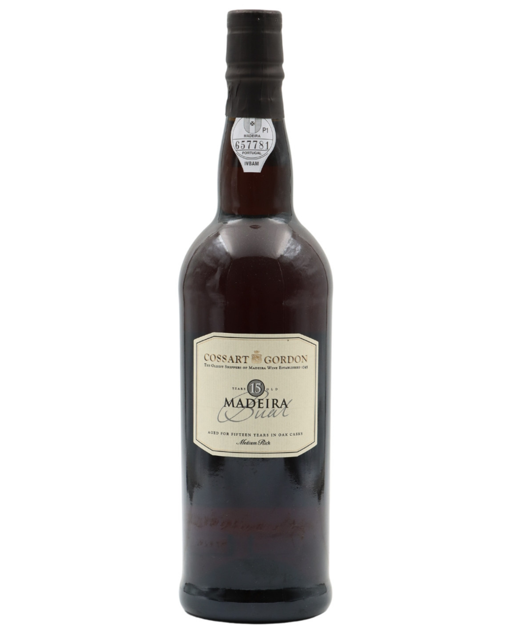 COSSART GORDON 15 ANOS BUAL (MEIO DOCE) Madeira Wine 75 cl – Iportwine.com